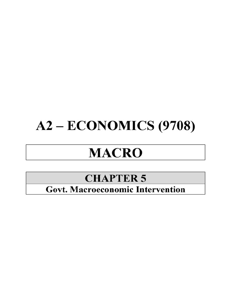 macro ch 5 | PDF