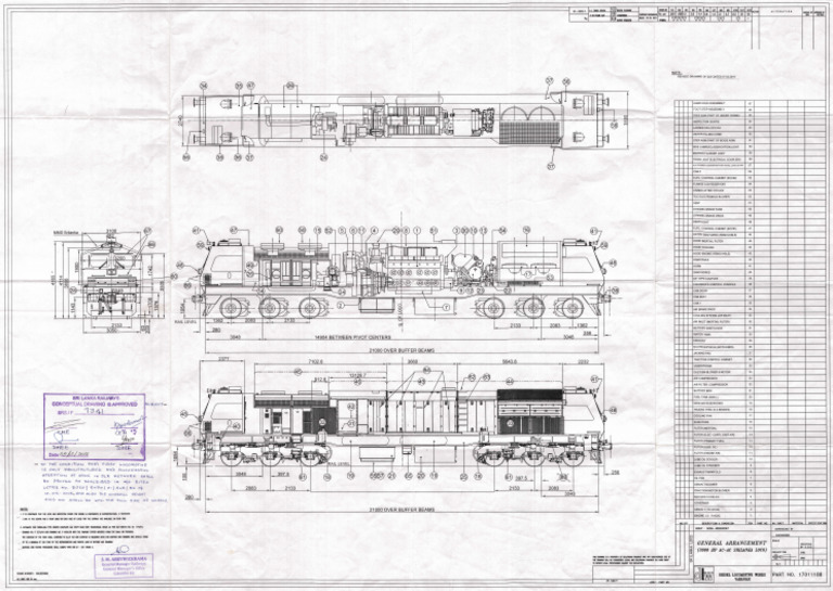 Loco GA Drawing | PDF