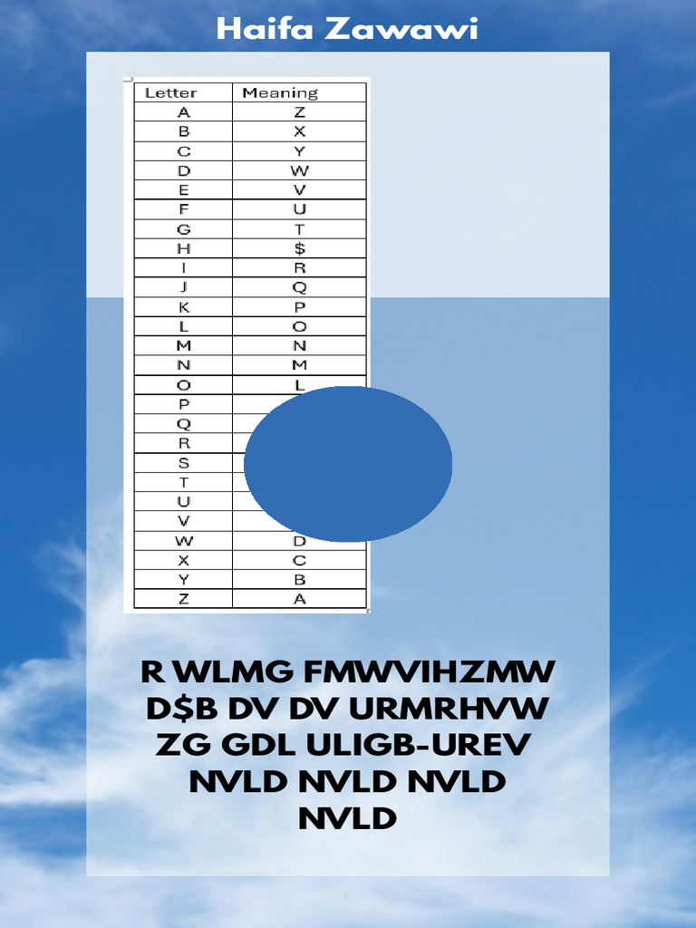 Haifa's Encrypted Language | PDF