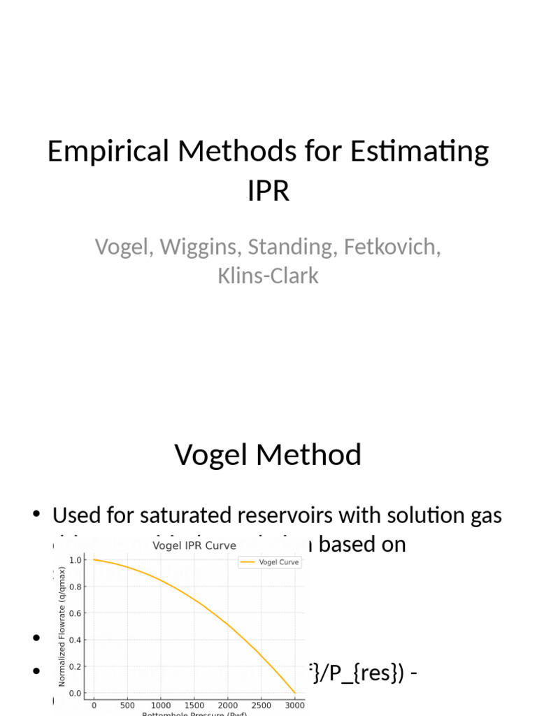 Detailed Empirical IPR Methods Presentation | PDF