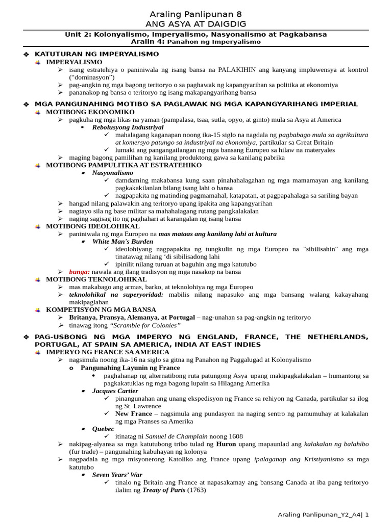 AP8 Q2 A4 Handout | PDF