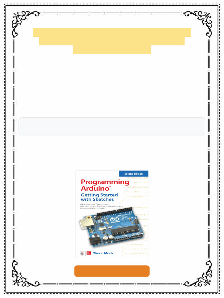 Programming Arduino: Getting Started with Sketches (Tab) Monk ebook ...