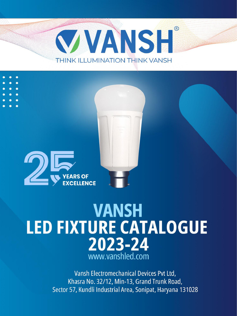 LED Fixture Catalog 2023 24 | PDF