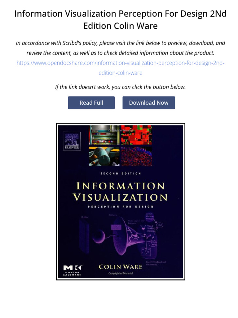 Information Visualization Perception for Design 2nd Edition Colin Ware ...