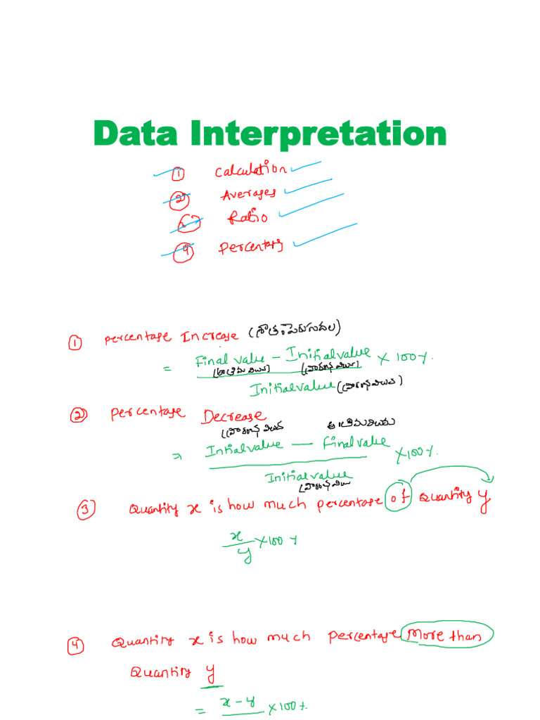 Data Interpretation | PDF