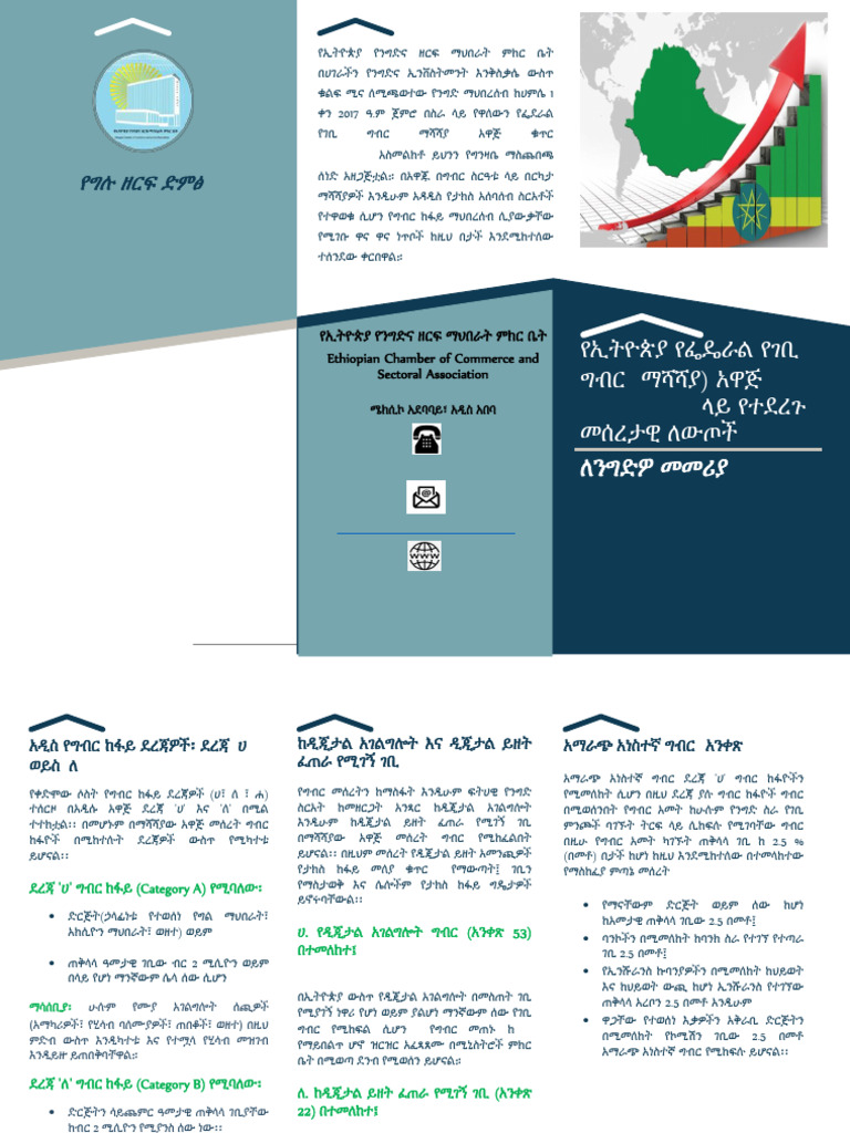 Brochure Income Tax Proclammation | PDF