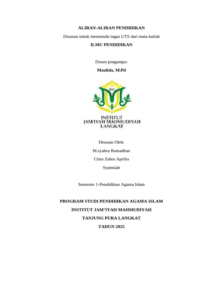 Baru UTS Ilmu Pendidikan Kelompok 5 | PDF