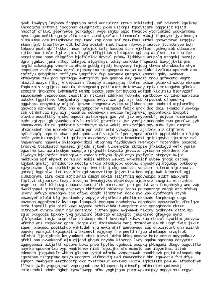 Words File 1 | PDF