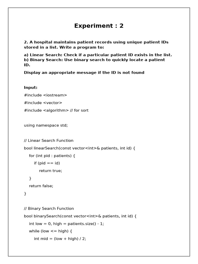 expt 2 | PDF