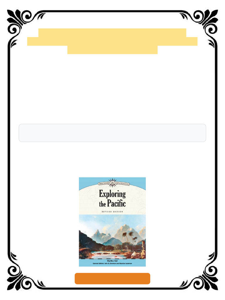 Exploring The Pacific Revised Edition Discovery Exploration Martha Vail ...