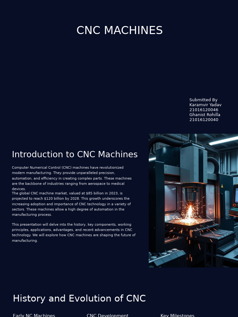 Cnc Machine Ppt | PDF | Automation | Mechanical Engineering