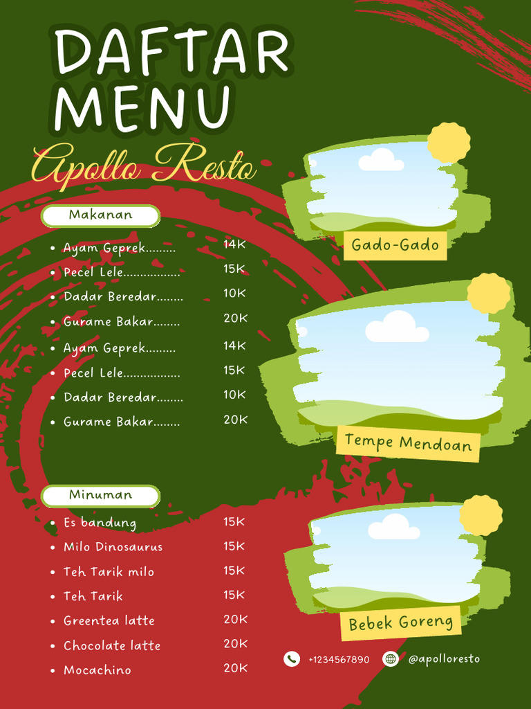 Apollo Resto Menu and Prices | PDF