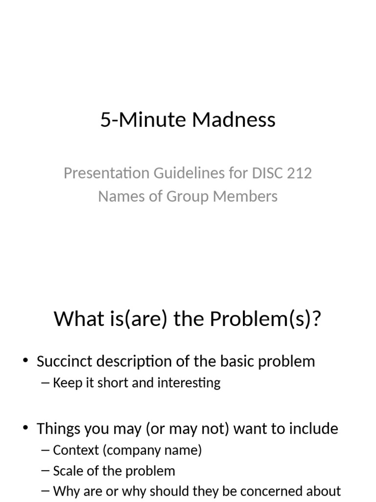Skeleton For 5-Minute Madness | PDF | Data | Mathematical Model