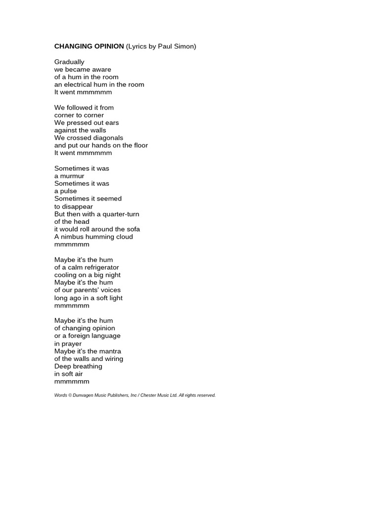 Lyrics Analysis of Contemporary Songs | PDF