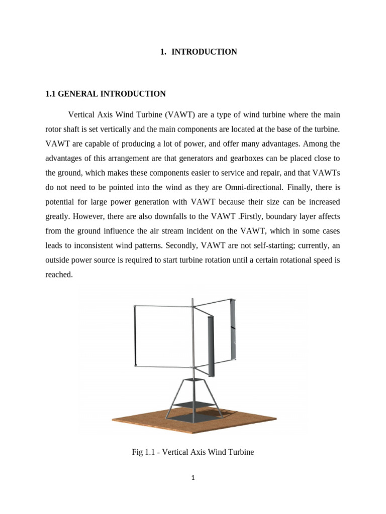 Aerodynamic Testing of Vertical Axis Wind Turbine | PDF | Wind Turbine ...