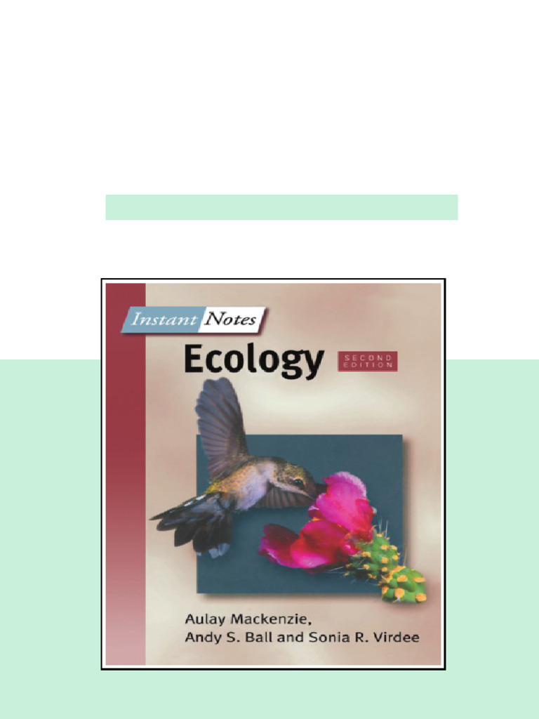 (Ebook) Ecology by Ball, Andy S.; Mackenzie, Aulay; Virdee, Sonia R ...