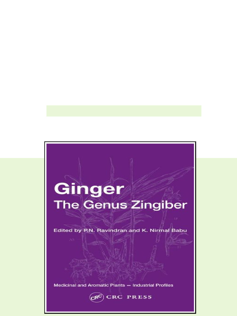 (Ebook) Ginger: The Genus Zingiber (Medicinal and Aromatic Plants - Industrial Profiles) by P. N ...