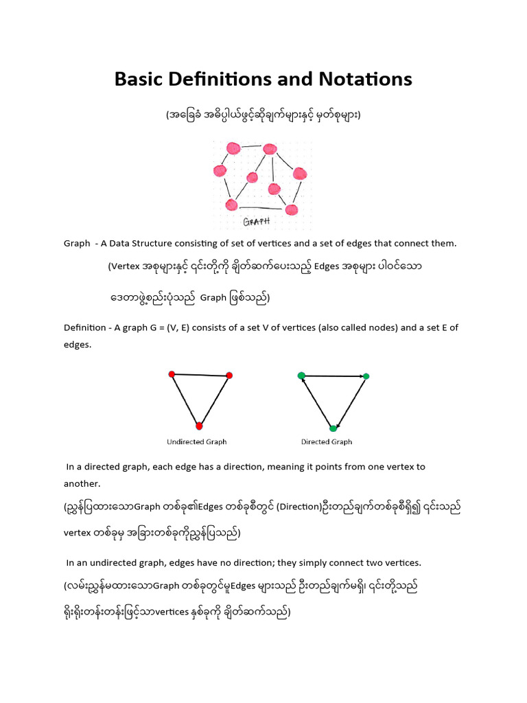 Basic Definitions and Notations | PDF