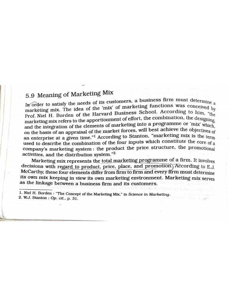 Marketing Mix | PDF