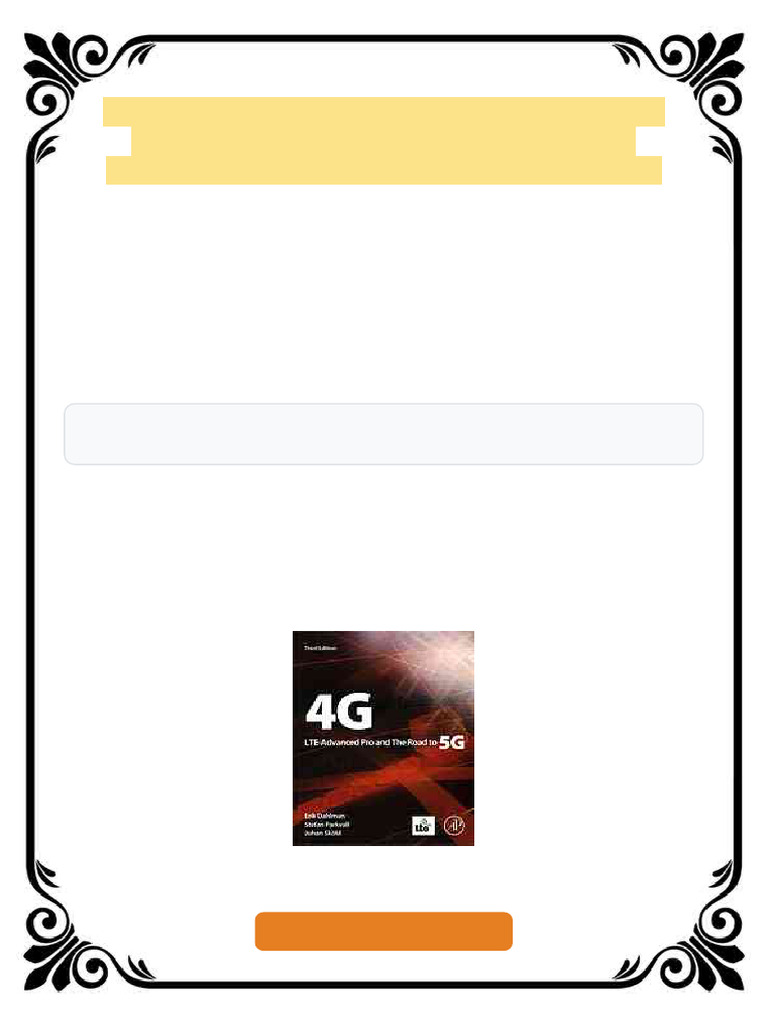4G, LTE-advanced Pro and The Road To 5G 3rd Revised Edition Edition ...