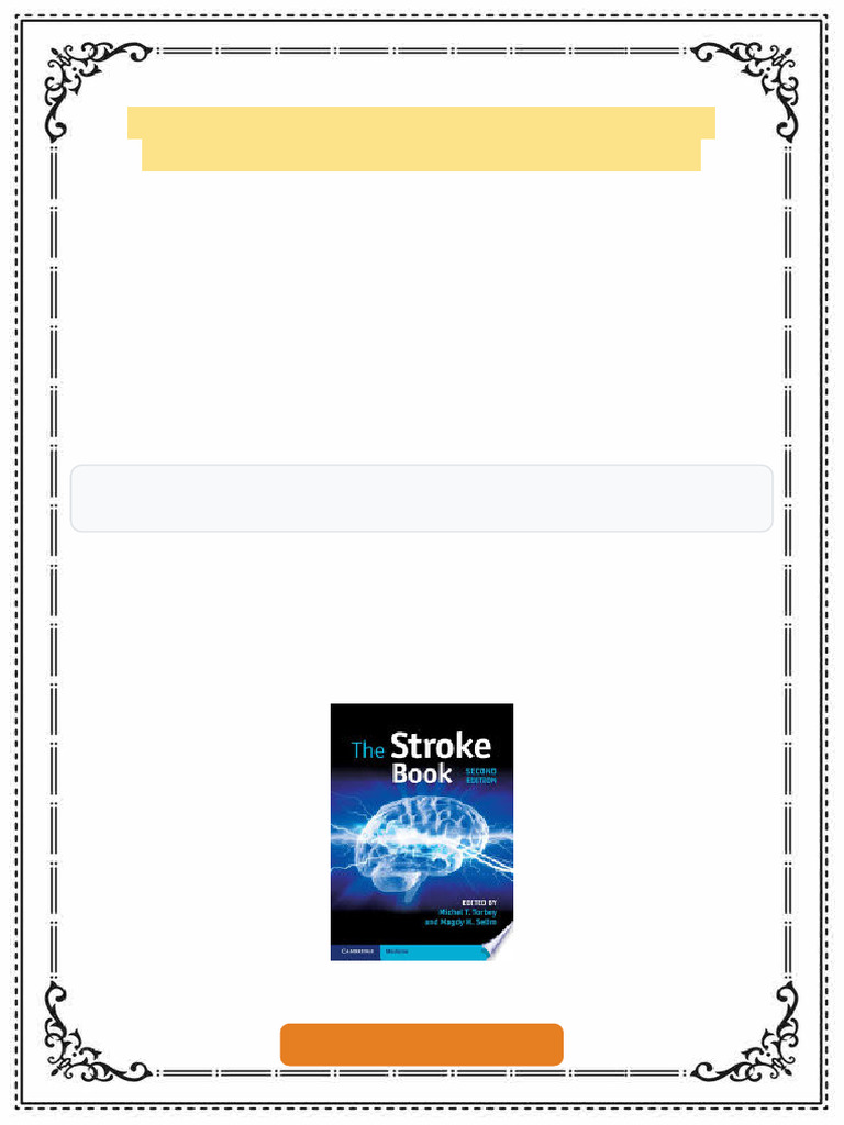 The Stroke Book 2nd Edition Michel T. Torbey ebook revised pdf version ...
