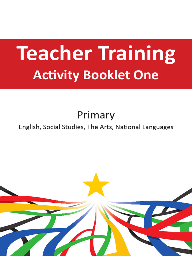SS Teacher Training Activity Booklet Primary | PDF