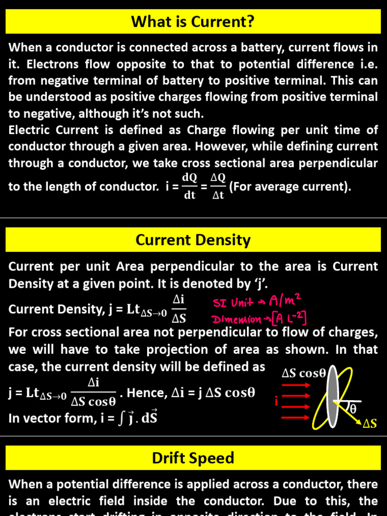 Understanding Electric Current and Its Properties | PDF | Electrical ...
