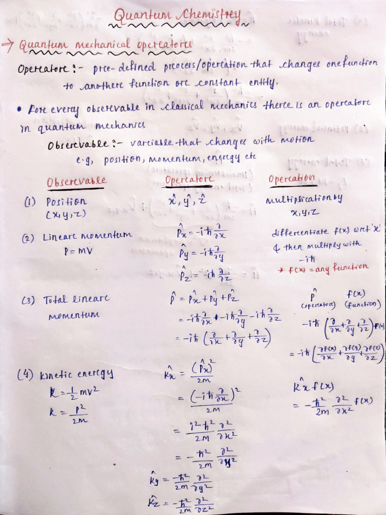 Quantum Chemistry | PDF