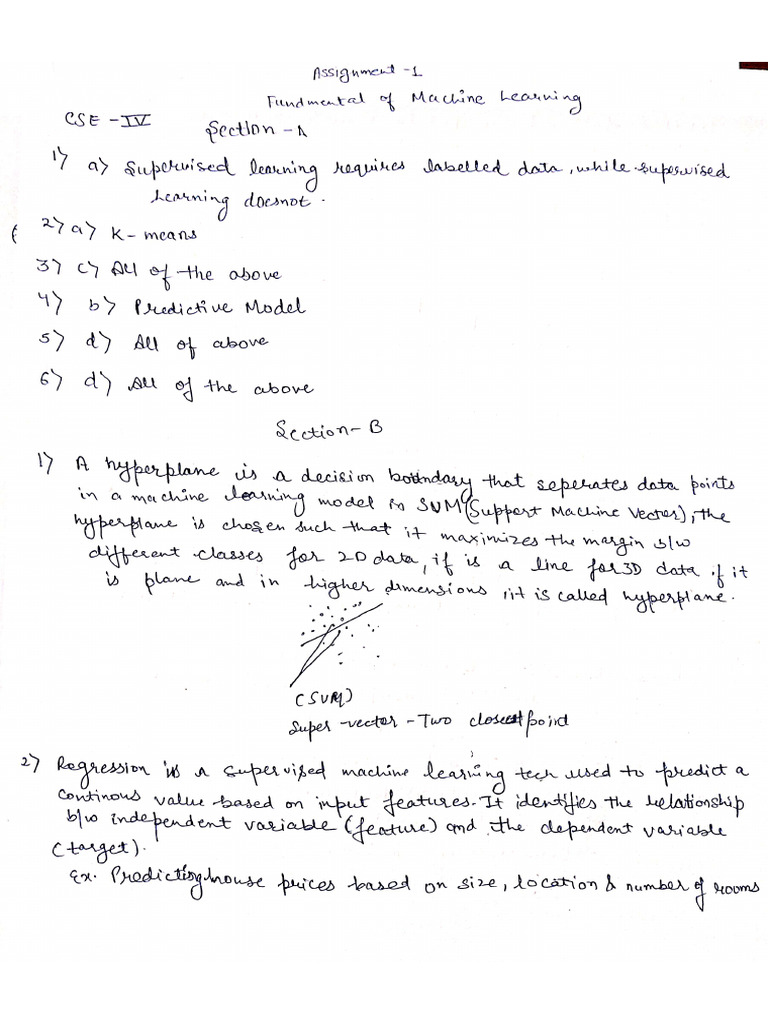 Ml Assignment 1 | PDF