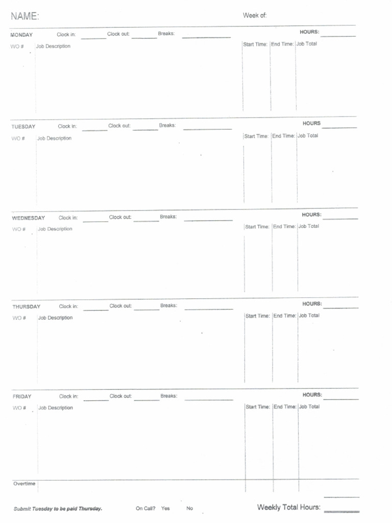 Time Sheet | PDF