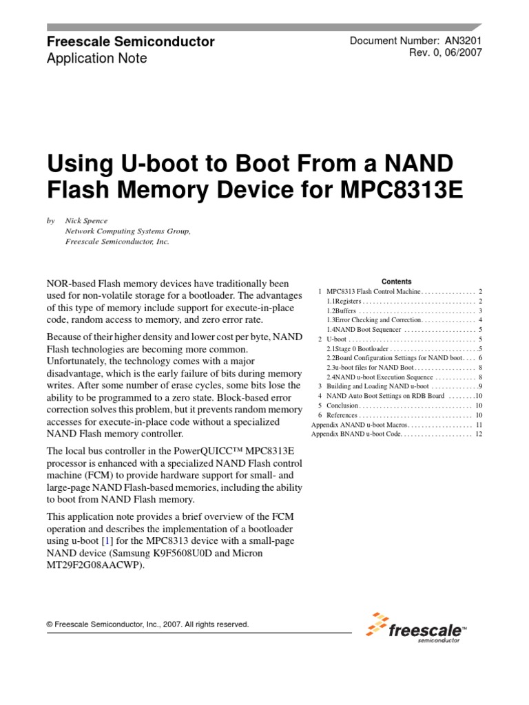 Nand SPL | PDF | Booting | Flash Memory