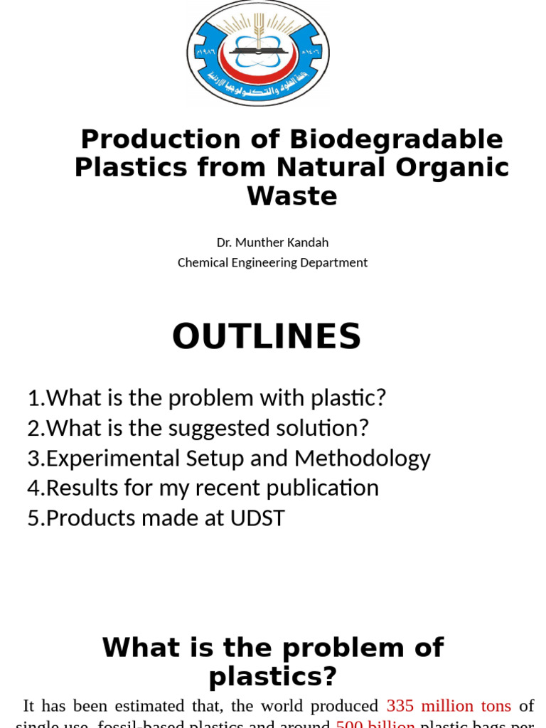 Bioplastic and Olive Oile Leaves | PDF | Plastic | Biodegradation