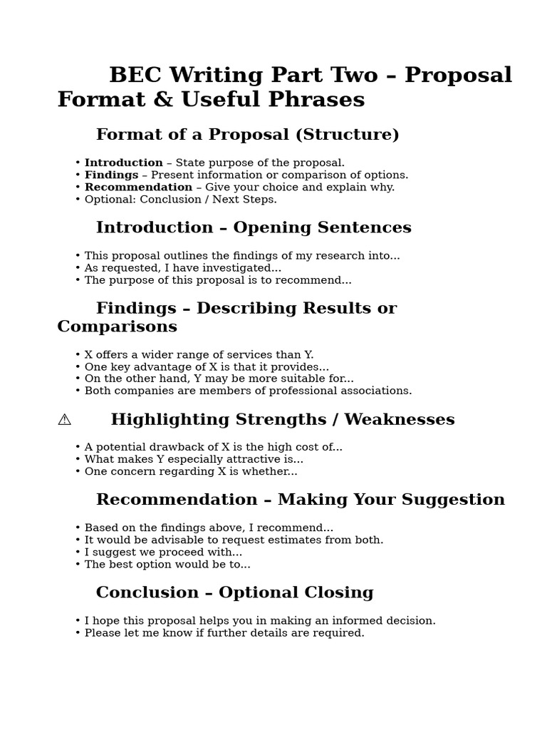 Proposal Writing Guide and Tips | PDF