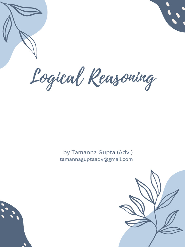 Logical Reasoning Techniques Guide | PDF