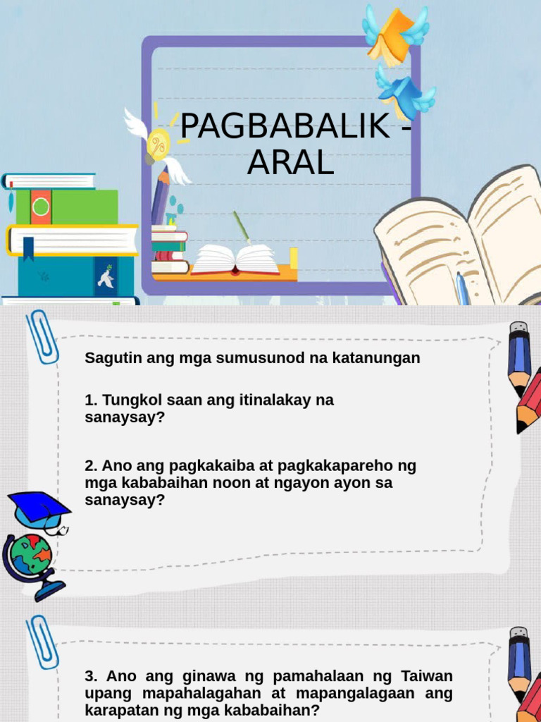 Mga Pahayag Sa Paninidigan | PDF