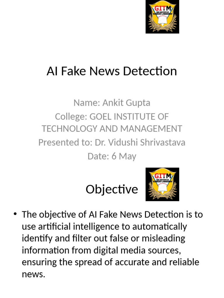 AI Solutions for Fake News Detection | PDF