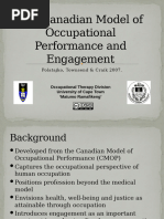 Understanding the PEOP Model in OT | PDF | Occupational Therapy ...