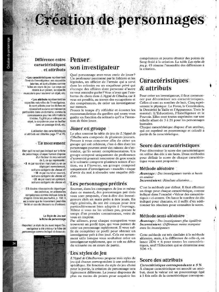 Creer Un Investigateur | PDF