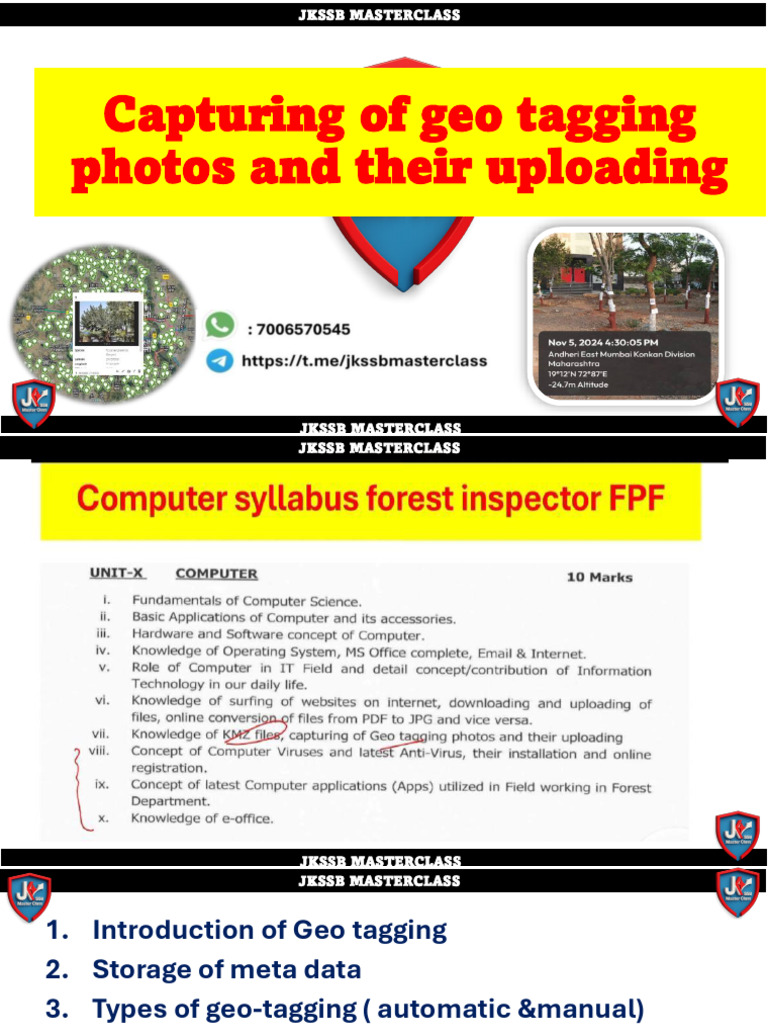 Geo-Tagging Photos: Guide & Risks | PDF | Data | Computing