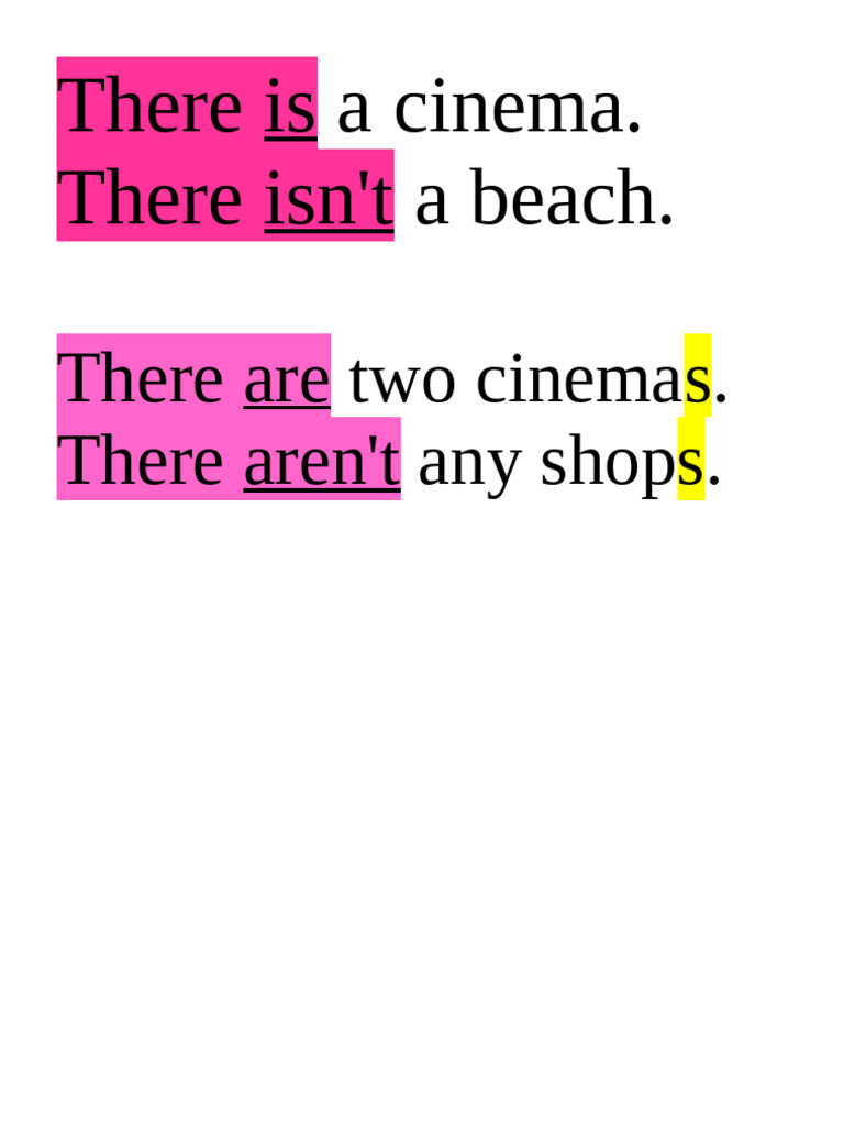 There Is - Are. Presentation | PDF