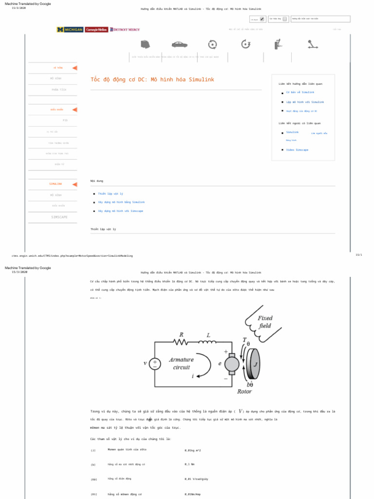 6 Control Tutorials For MATLAB and Simulink - Motor Speed - Simulink ...
