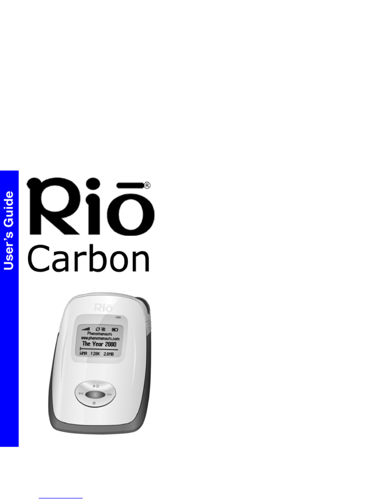 Rio Carbon User Manual Guide | PDF | Computer File | System Software