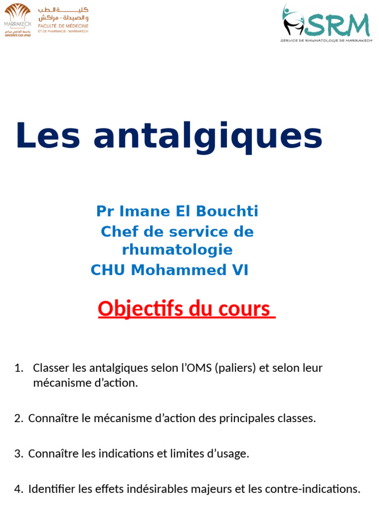 Guide complet sur les antalgiques médicaux | PDF | Antalgique | Douleur
