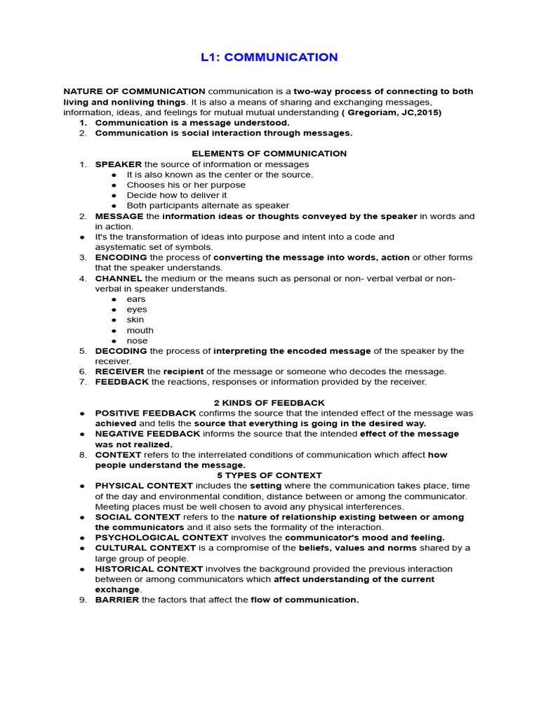 ORAL COMMUNICATION | PDF | Communication | Human Communication