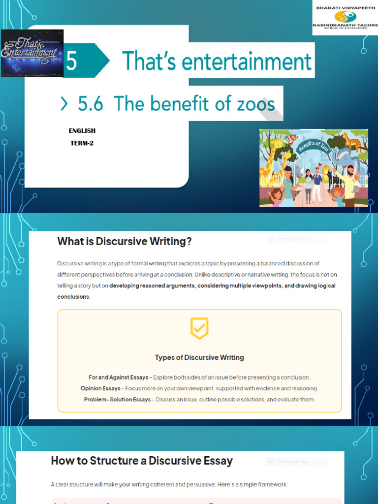 Eng Grade VIII Discusrive Writing | PDF