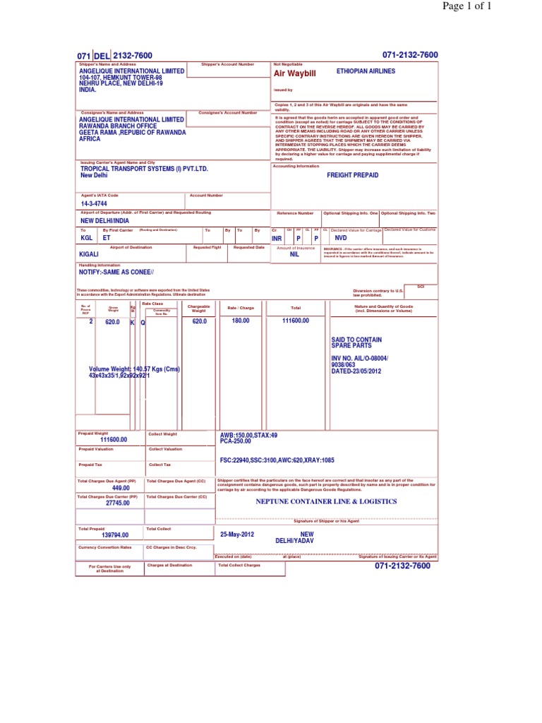 Awb | PDF | Industries | Business