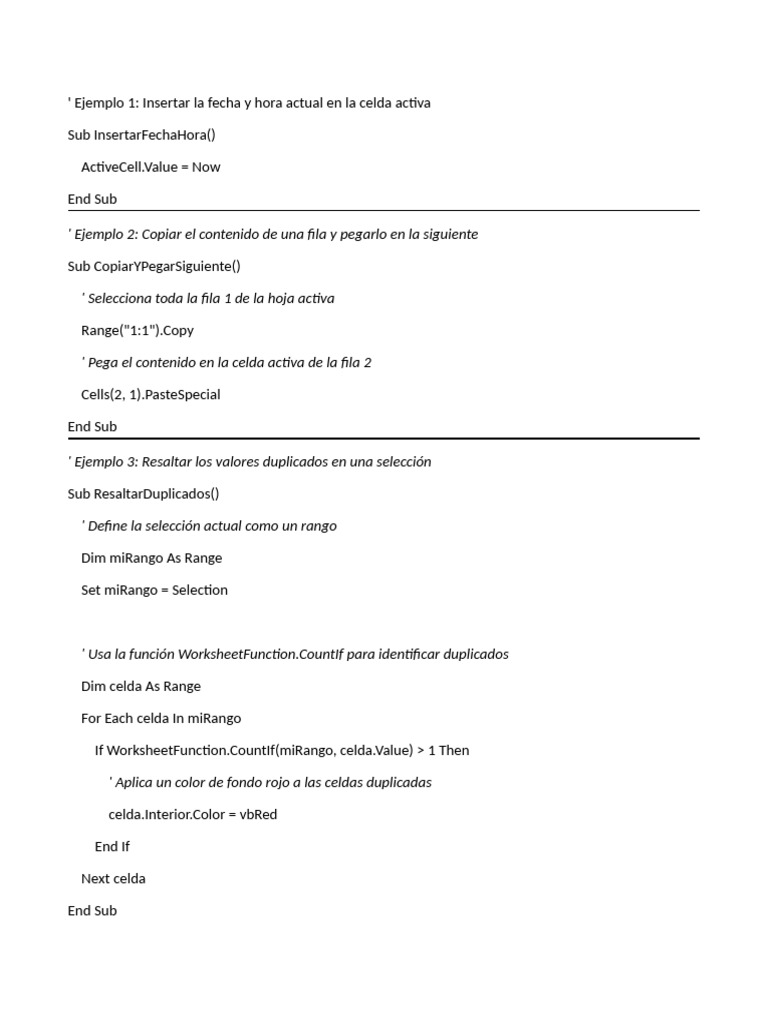 Codigo Macro | PDF | Microsoft Excel | Hoja de cálculo