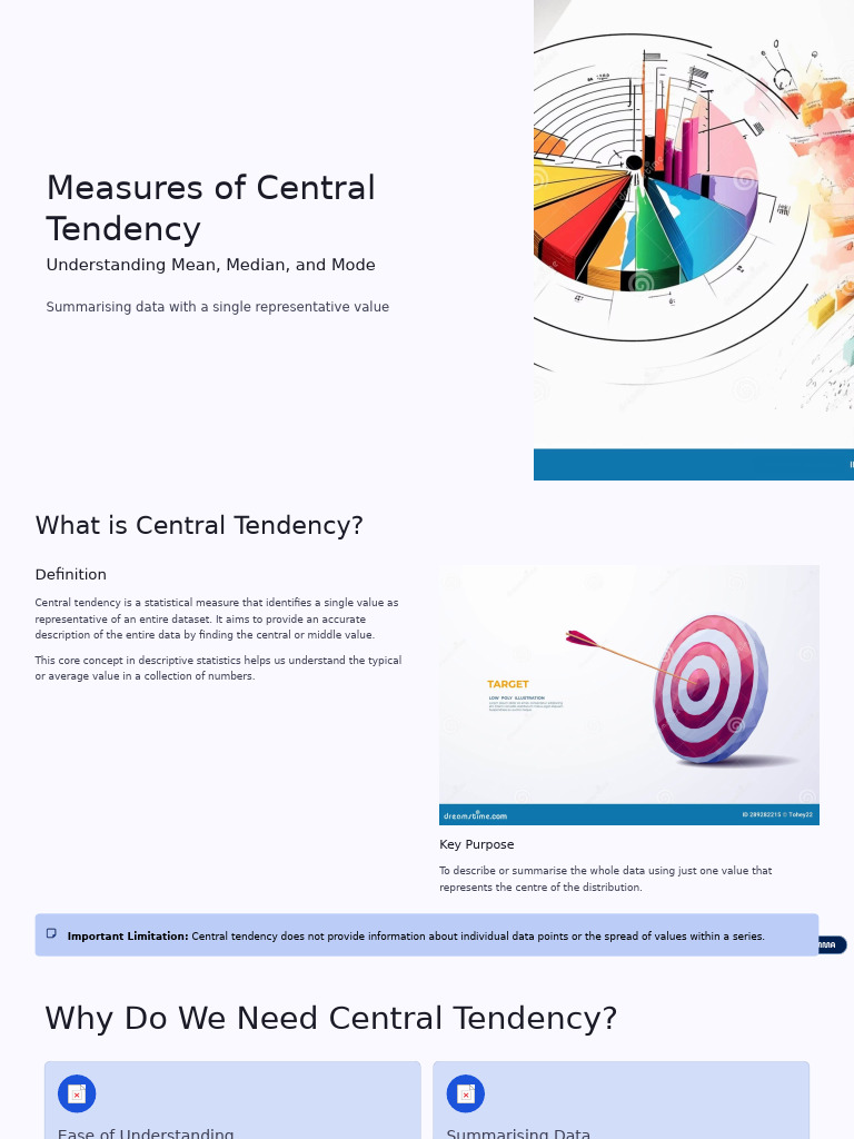 Central Tendency: Mean, Median, Mode Explained | PDF | Mode (Statistics ...