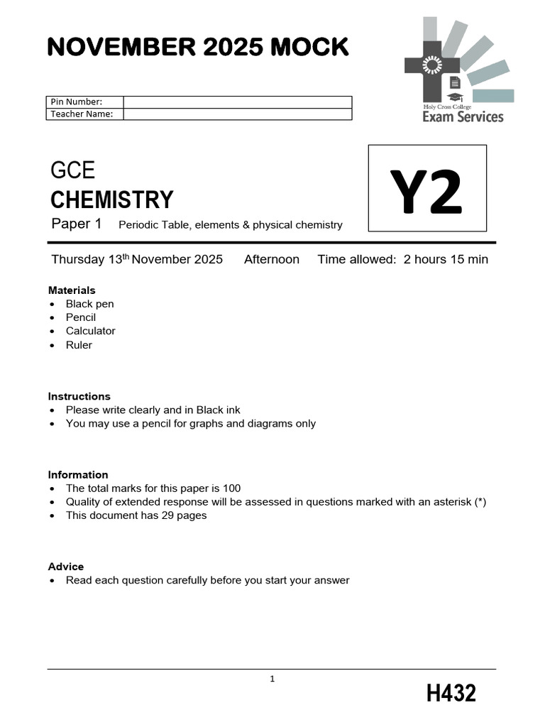 Y2 KA1 Nov 2025 | PDF