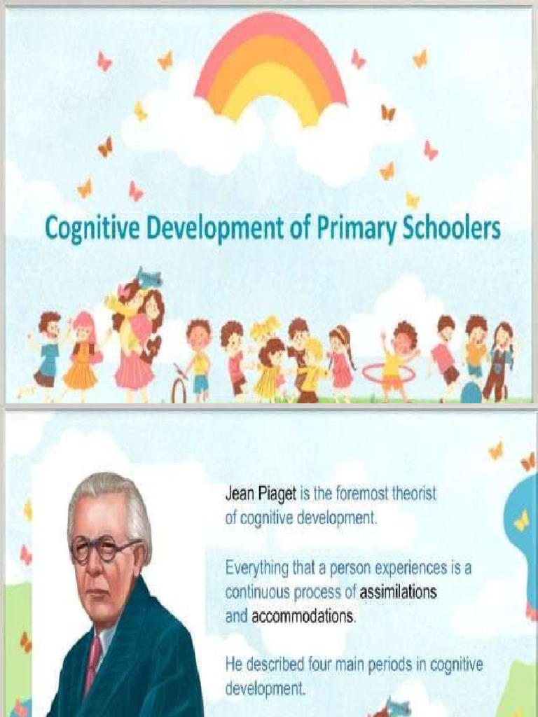 Cognitive Dev. of Primary Schooler | PDF